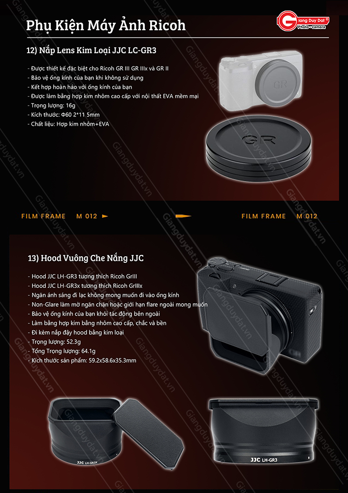 Khiến chiếc Ricoh GrIII, GrIIIx & GR4 GR IV sẽ tuyệt vời hơn với phụ kiện này - Giang Duy Đạt